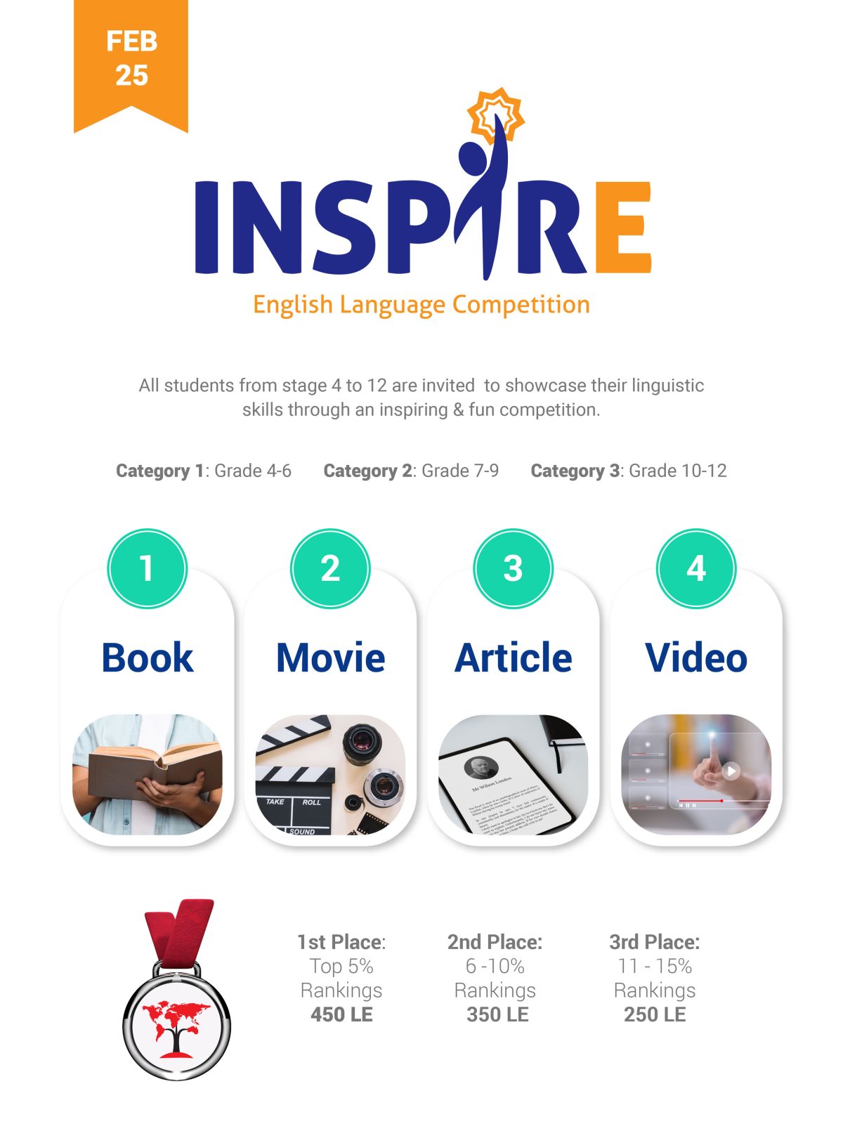 INSPIRE ENGLISH LANGUAGE CONTEST – Salahaldin School Alex